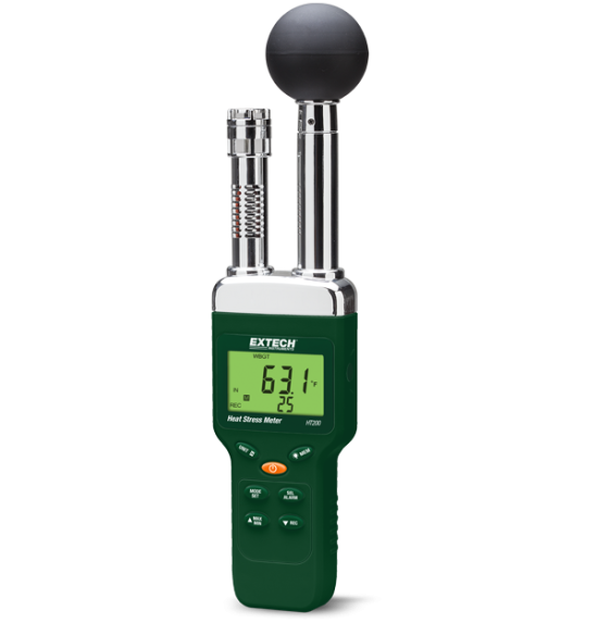 Heat Stress WBGT (Wet Bulb Globe Temperature) Meter Extech HT200 – SKC ...